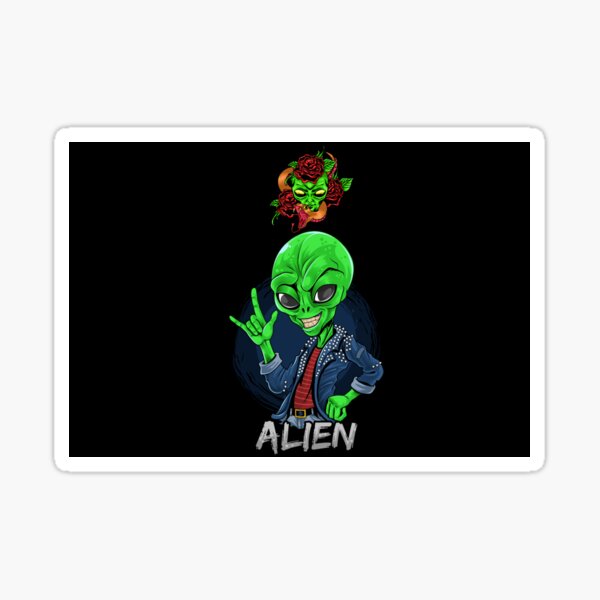 "Alien I Love You Hand Sign" Sticker for Sale by darknessjeff86 | Redbubble