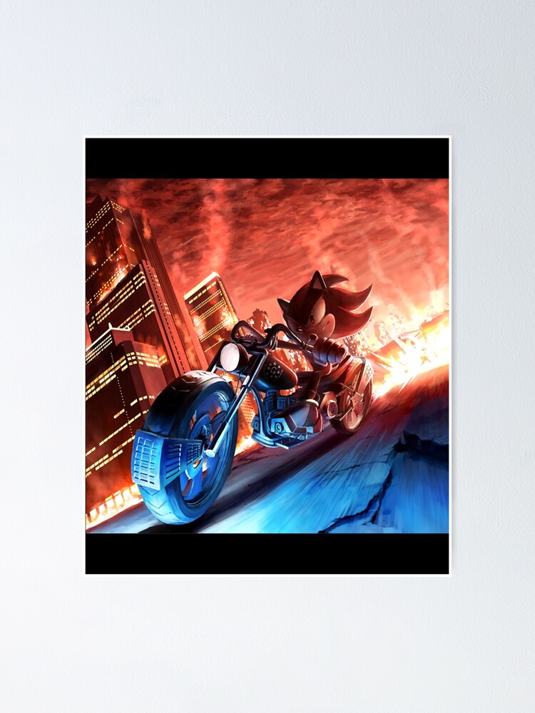 "Shadow The Hedgehog Fan Art and Merch " Poster for Sale by ...