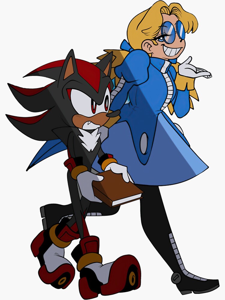 "Shadow The Hedgehog Girl Friend " Sticker for Sale by laurelandblusx ...