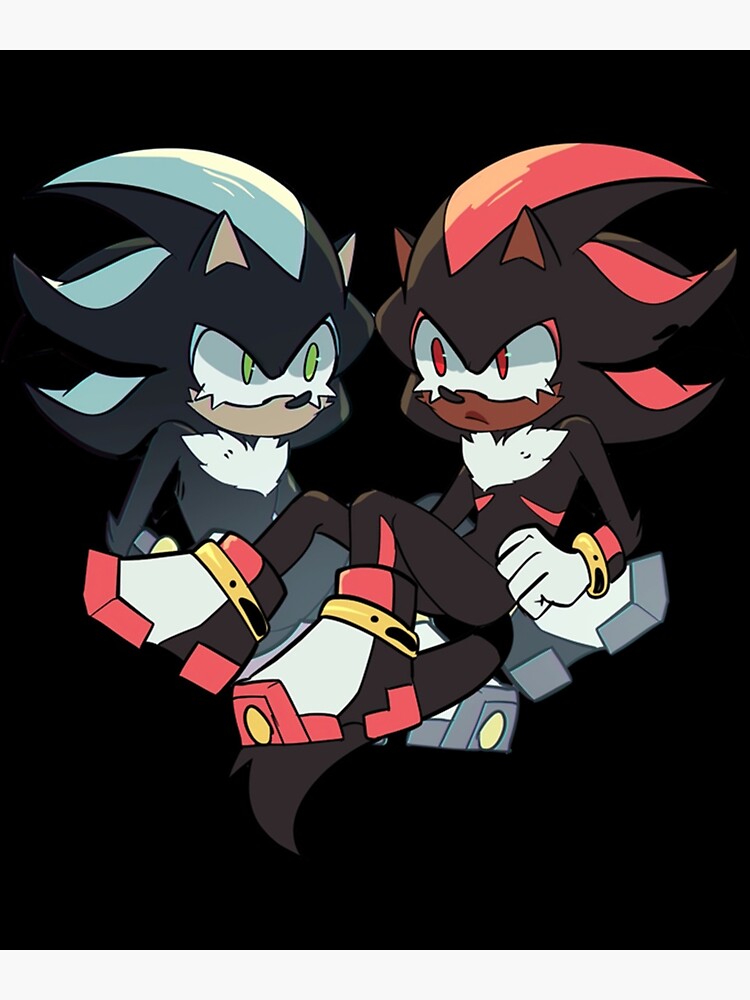 "Shadow The Hedgehog Heart " Poster for Sale by laurelandblusx | Redbubble