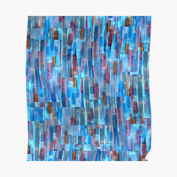 "Skyline Windows Indigo" Poster by acreativeperson | Redbubble