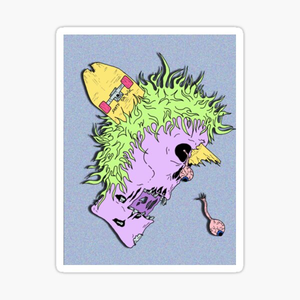 "Skate Or Die T-ShirtSkate Or Die! (Back logo)" Sticker for Sale by ...