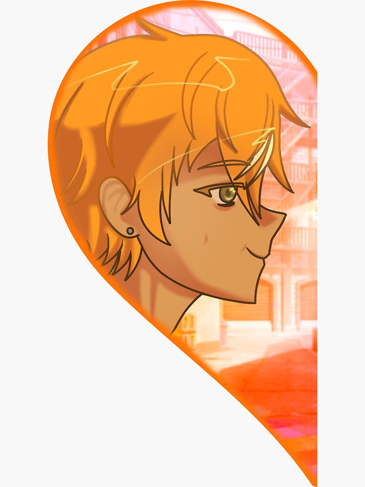 "Akito Shinonome Interchangeable Ship Sticker (Left)" Sticker for Sale ...