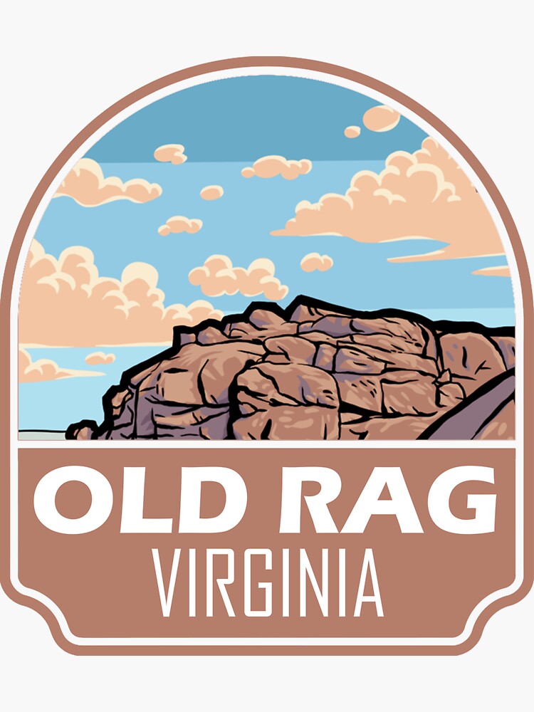 "old rag mountain virginia " Sticker for Sale by NABALEM | Redbubble