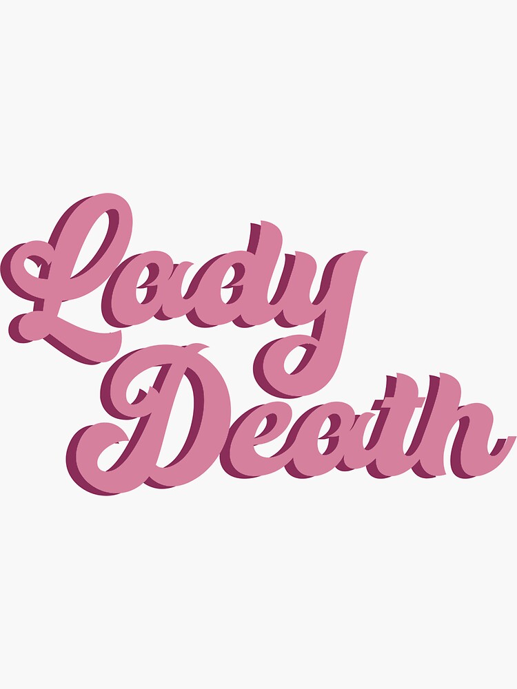 "Lady Death" Sticker for Sale by destradaaa | Redbubble