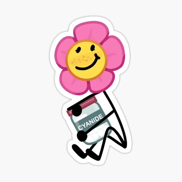 "Flower BFB" Sticker for Sale by socereus | Redbubble