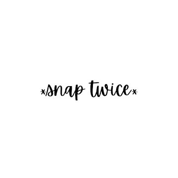 "snap twice (cursive) - Wednesday Addams" Sticker for Sale by ...
