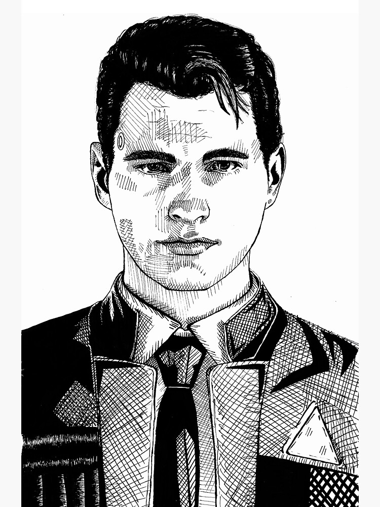 "Bryan Patrick Dechart Portrait – Connor" Sticker for Sale by Xander ...
