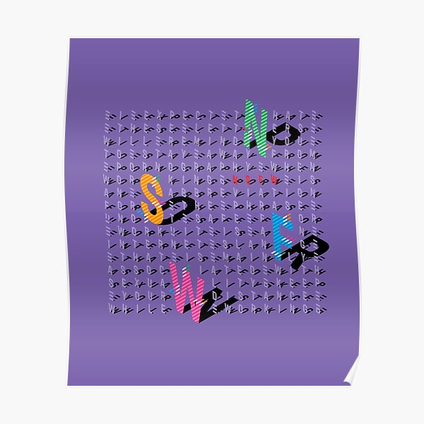 "NSFW / PORN, Not Safe For Work, (Light Purple)" Poster for Sale by Exo-Zone | Redbubble