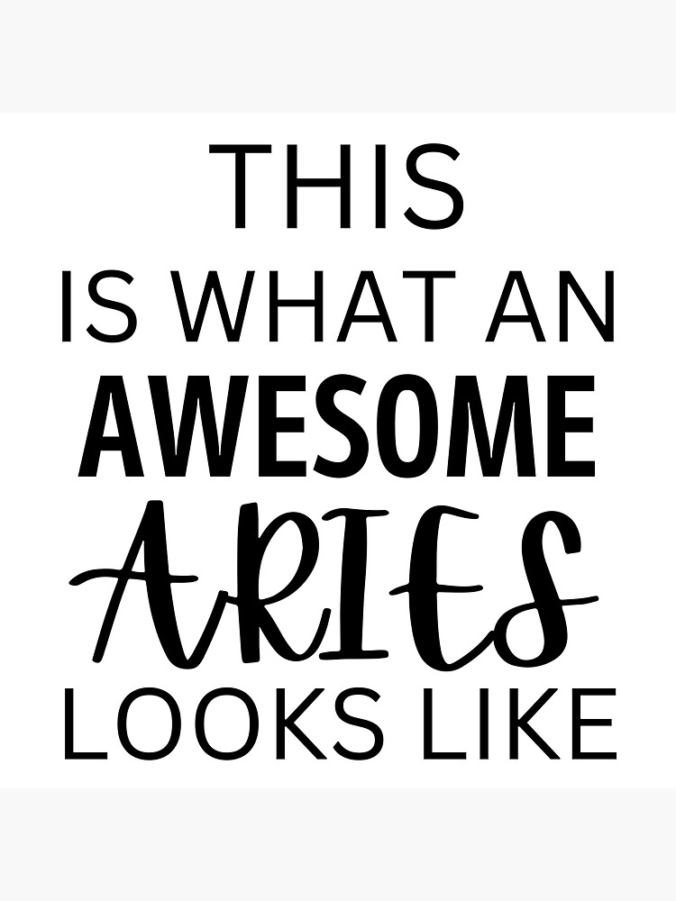 "This is What an Awesome Aries Looks Like" Sticker for Sale by ...
