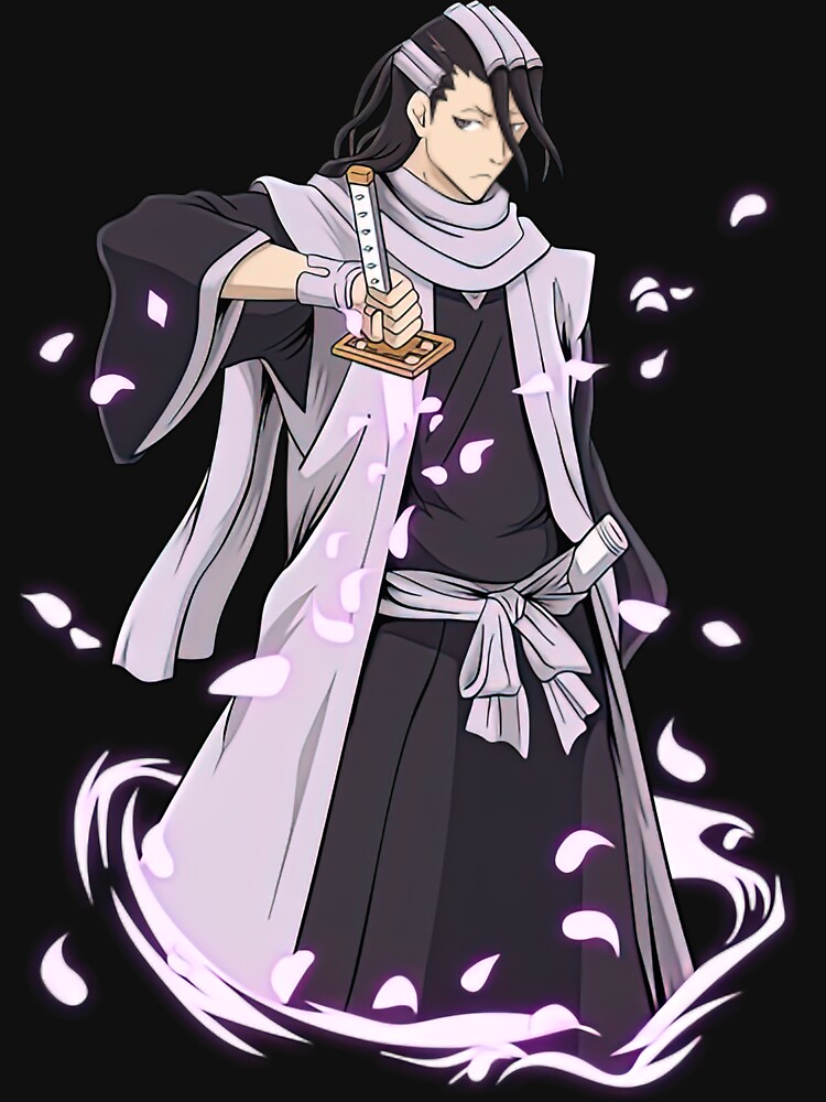 "Byakuya Bleach Anime" T-shirt for Sale by LaquitaSMccarty | Redbubble ...
