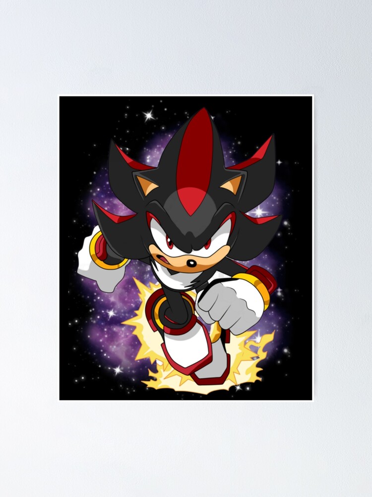 "Shadow The Hedgehog Sonic " Poster for Sale by MidwestMindsett | Redbubble