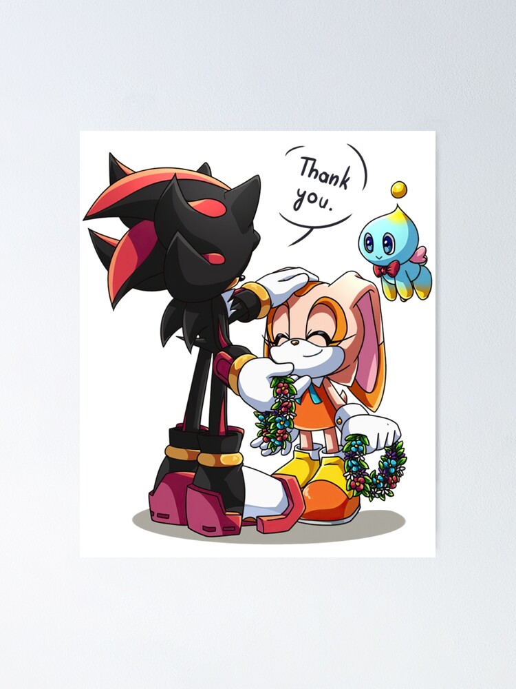 "Shadow The Hedgehog Thank You " Poster for Sale by MidwestMindsett ...
