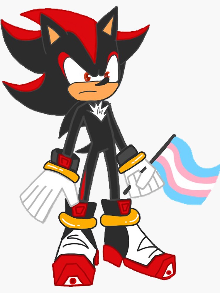 "Trans rights shadow 10 " Sticker for Sale by MidwestMindsett | Redbubble
