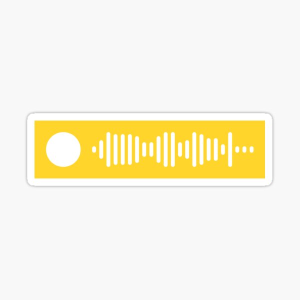 "Taylor Swift Fearless (Taylor’s Version) Spotify Code" Sticker for ...