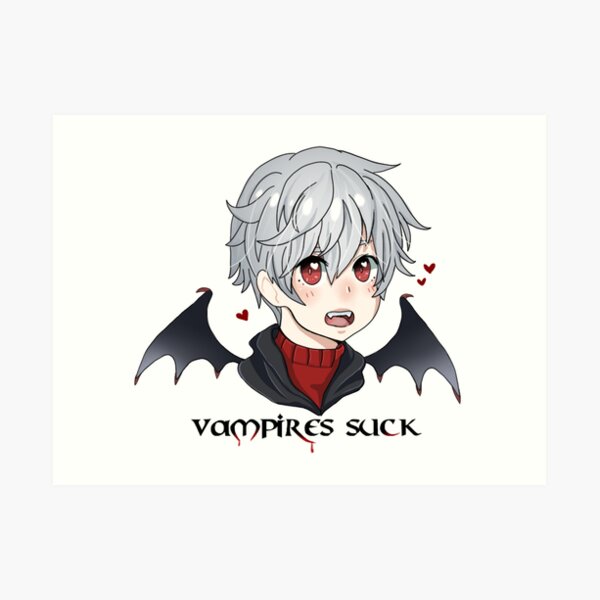 "Chibi Vampire Boy" Art Print by Devious-Monster | Redbubble