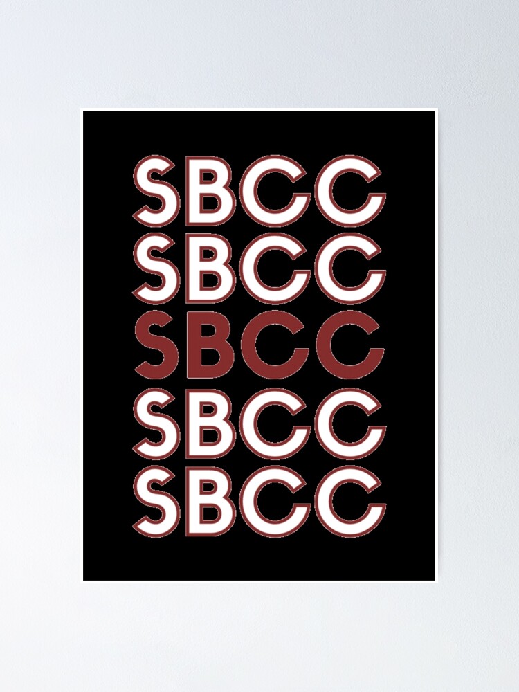 "SBCC (Santa Barbara City College)" Poster for Sale by kasiegillette | Redbubble