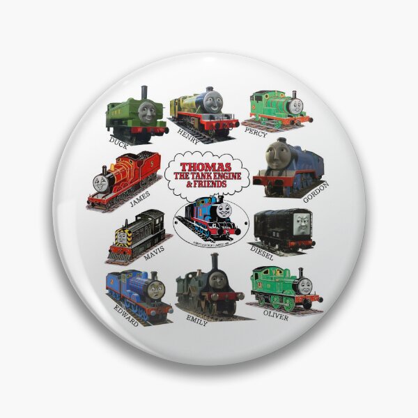 "Thomas the Tank Engine & Friends" Pin for Sale by FreakinDuck | Redbubble