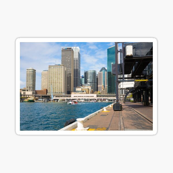 "Sydney Circular Quay and Overseas Passenger Terminal" Sticker by ...