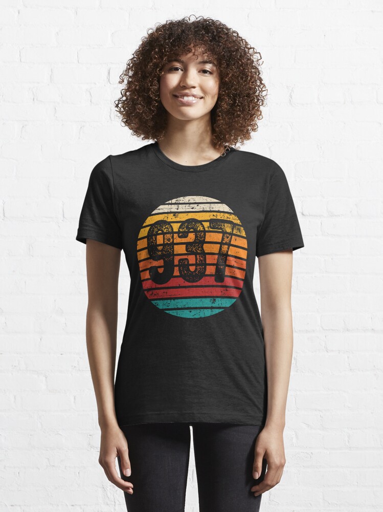 "Distressed Vintage Sunset 937 Area Code" T-shirt for Sale by ...