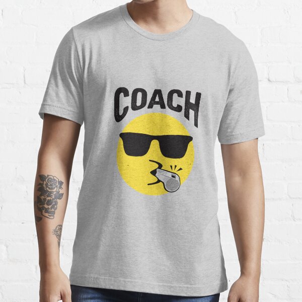 "Coach Emoticon Smiley" T-shirt for Sale by Zkoorey | Redbubble | coach ...