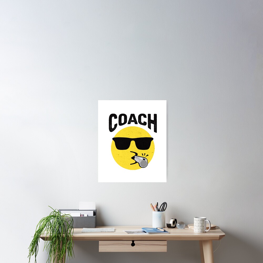 "Coach Emoticon Smiley" Poster by Zkoorey | Redbubble