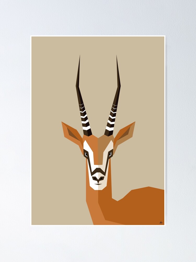 "The Arabian Oryx" Poster for Sale by MoMosartHaus | Redbubble
