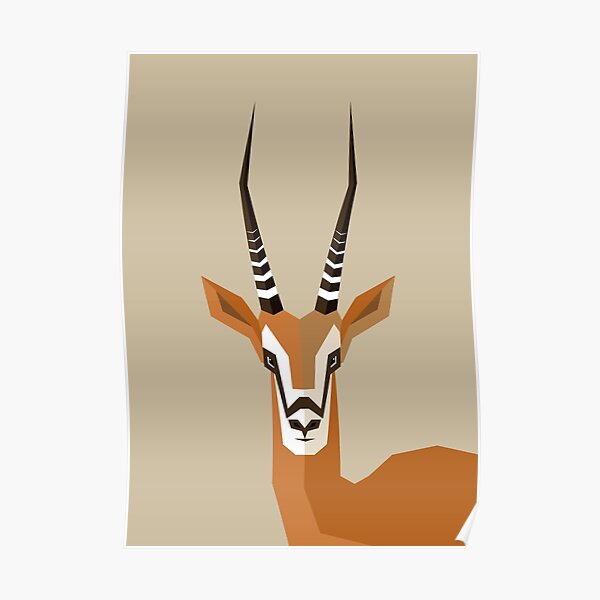 "The Arabian Oryx" Poster for Sale by MoMosartHaus | Redbubble