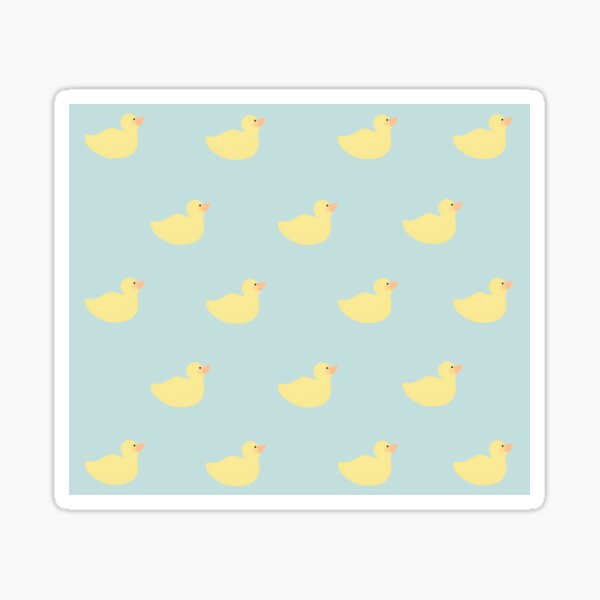 "Yellow Quacky Quacky Duckling" Sticker for Sale by HijabieUkhty ...