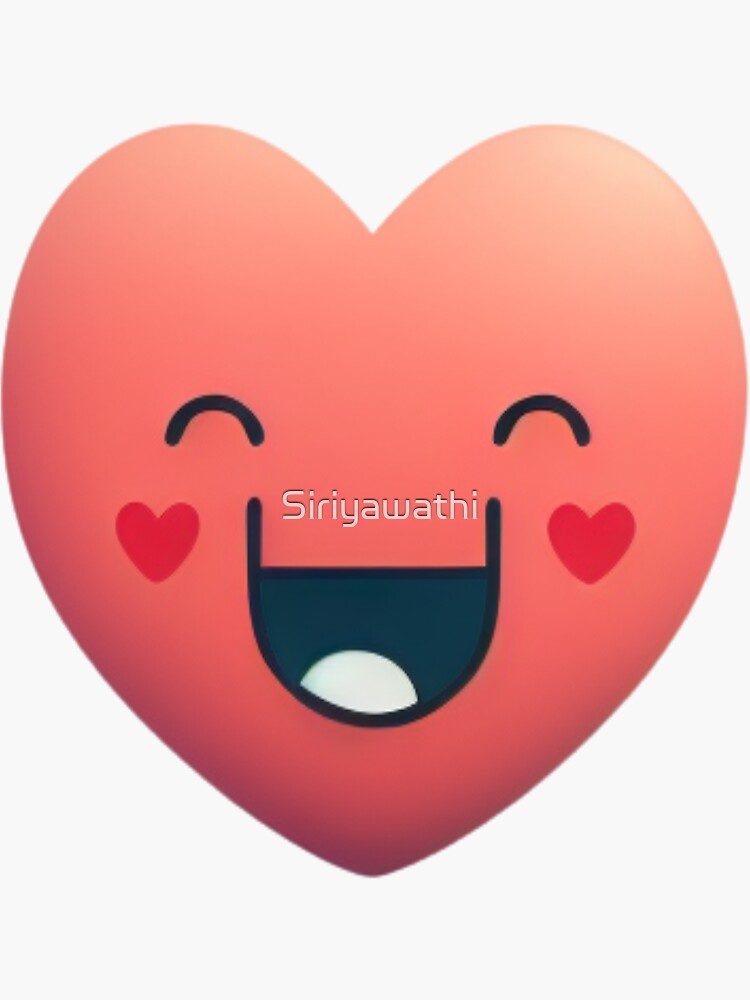 "Mini Heart Emoji Valentines Day Theme " Sticker for Sale by ...