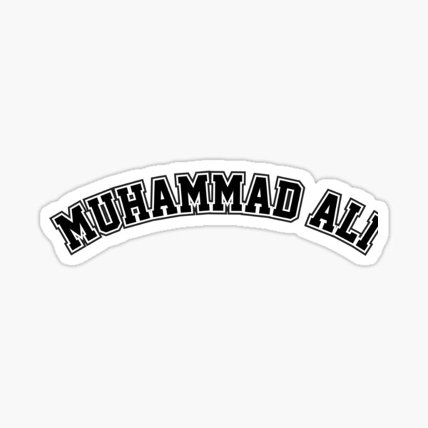 "Muhammad Ali" Sticker for Sale by vallesfar | Redbubble