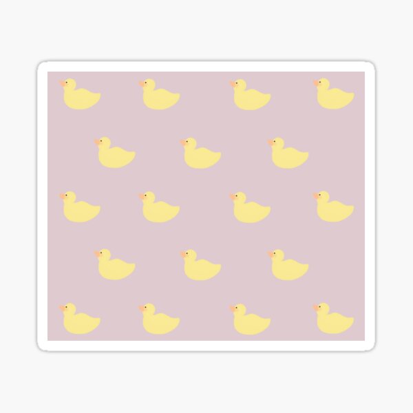 "Yellow Ducky Quack Quack" Sticker for Sale by HijabieUkhty | Redbubble