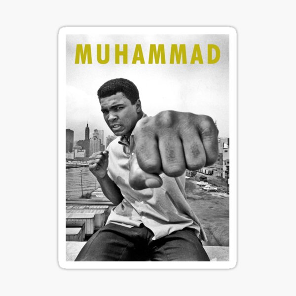 "Muhammad Ali" Sticker for Sale by gramerbellk | Redbubble