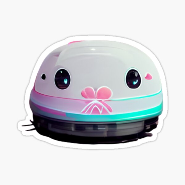 "Kawaii Roomba" Sticker for Sale by SteamedSashimi | Redbubble