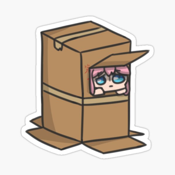 "Bocchi The Rock! Bocchi The Box!" Sticker for Sale by lzcake | Redbubble