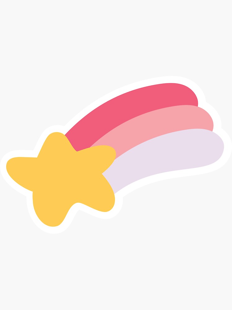 "Shooting Star" Sticker for Sale by katieannimated | Redbubble