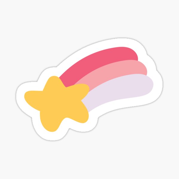 "Shooting Star" Sticker for Sale by katieannimated | Redbubble