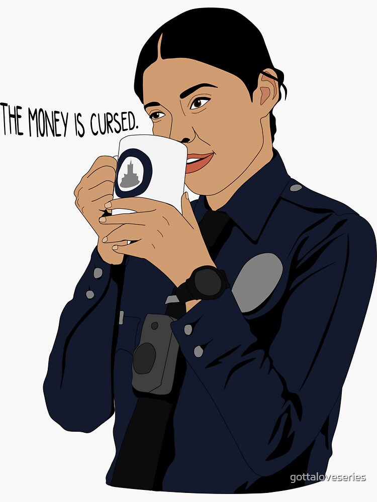 "The money is cursed. -Celina Juarez | The Rookie" Sticker for Sale by ...