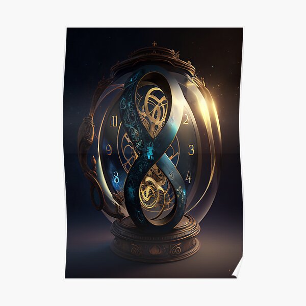 "Infinite Clock" Poster for Sale by DalexMK | Redbubble
