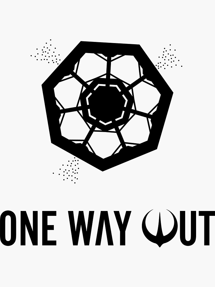 "Andor One Way Out (Black)" Sticker for Sale by BadenNorthey | Redbubble