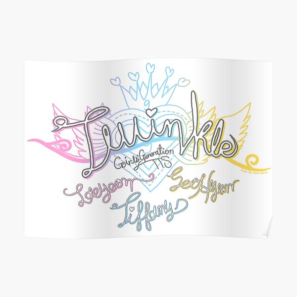 "SNSD Vol.3 ( Twinkle edition )" Poster for Sale by stormrender | Redbubble