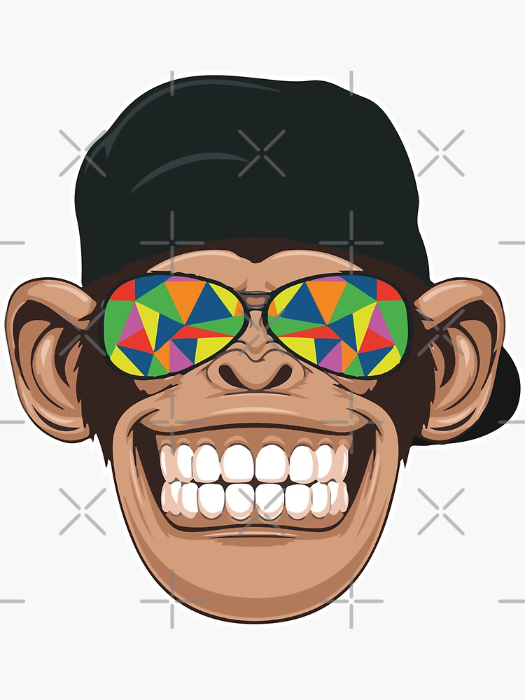 "gorilla tag pfp maker funny Sticker" Sticker for Sale by Desgner1993 ...