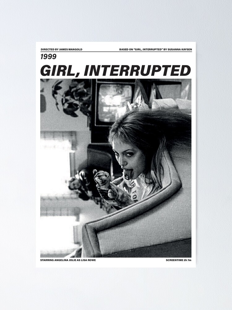 "GIRL, INTERRUPTED // Lisa Rowe movie poster" Poster for Sale by 33ll ...
