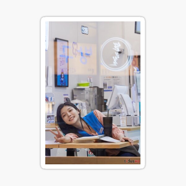 "KIM YOOJUNG" Sticker for Sale by VictoriaKorean | Redbubble