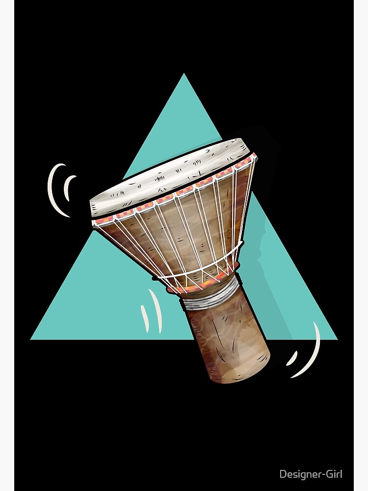 "Djembe Drum African Percussion Music Teacher" Poster for Sale by ...