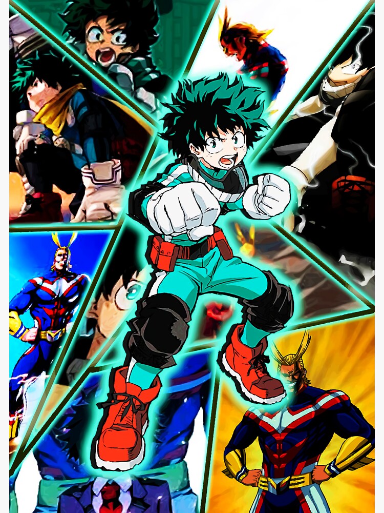 "anime boku no hero academia" Sticker for Sale by VitrAlve | Redbubble