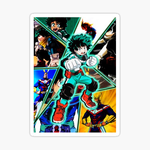 "anime boku no hero academia" Sticker for Sale by VitrAlve | Redbubble