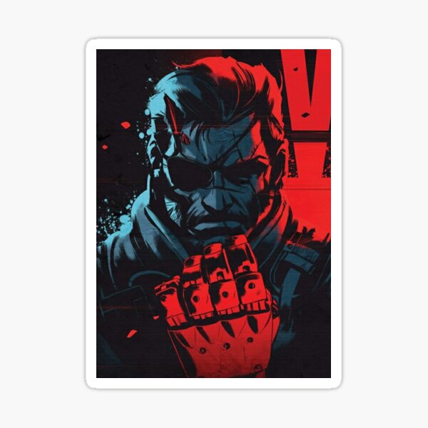 "Metal Gear Solid" Sticker for Sale by poliitanoo | Redbubble