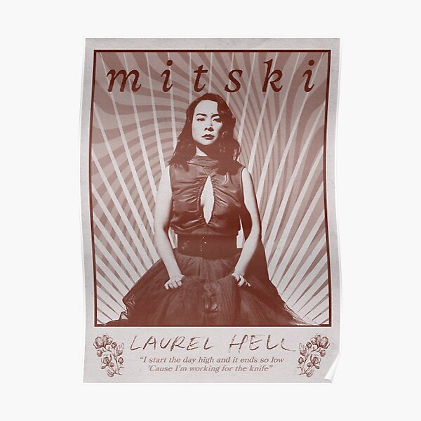 "Mitski Laurel Hell" Poster for Sale by lgsketches | Redbubble