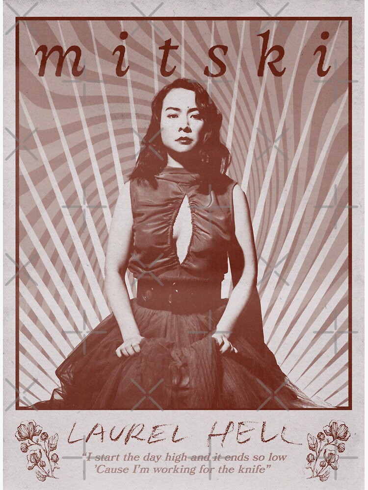 "Mitski Laurel Hell" Sticker for Sale by lgsketches | Redbubble
